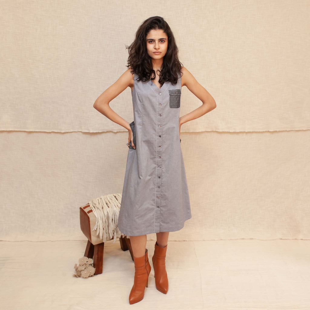 Smokey Ash Michelle Outfit - Dress & Pants – Chetna Bagga