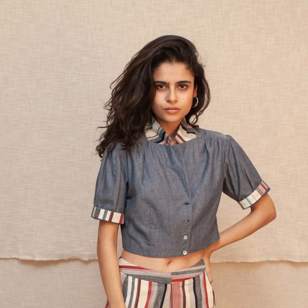 Smokey Ash Tamara Outfit - Top & Pants – Chetna Bagga